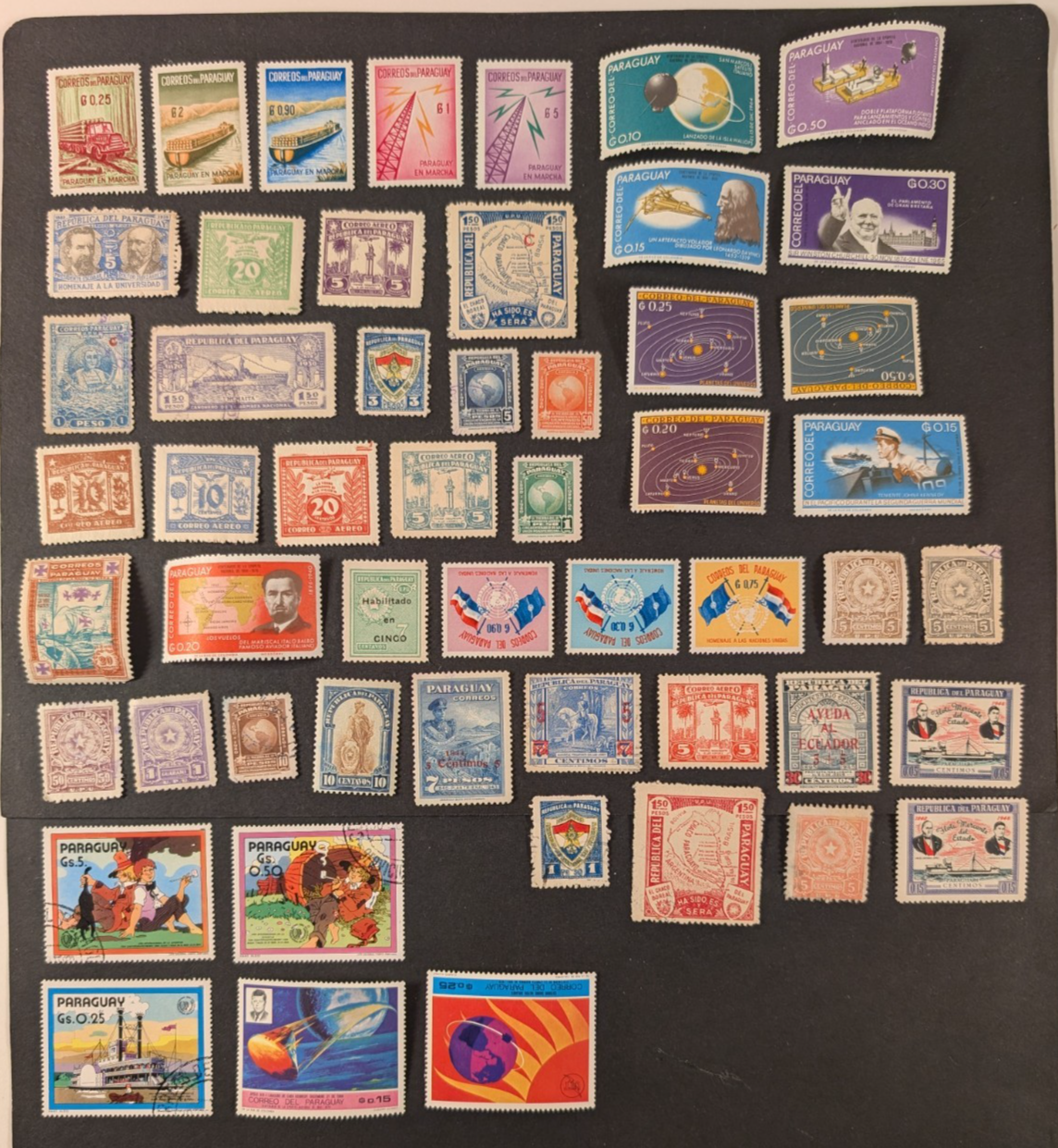 Paraguay - Nice lot of 50+ M/U stamps, F/VF. | eBay