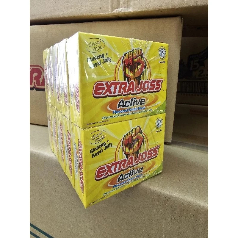 EXTRA JOSS 30 BOX (180 SACHETS) Energy Drink Powder Sugar | DHL Express ...