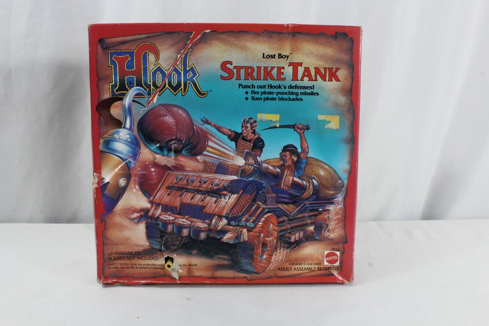 Hook Lost Boy STRIKE TANK W/ Punch Out Hook's Defenses! Mattel 1991 ...