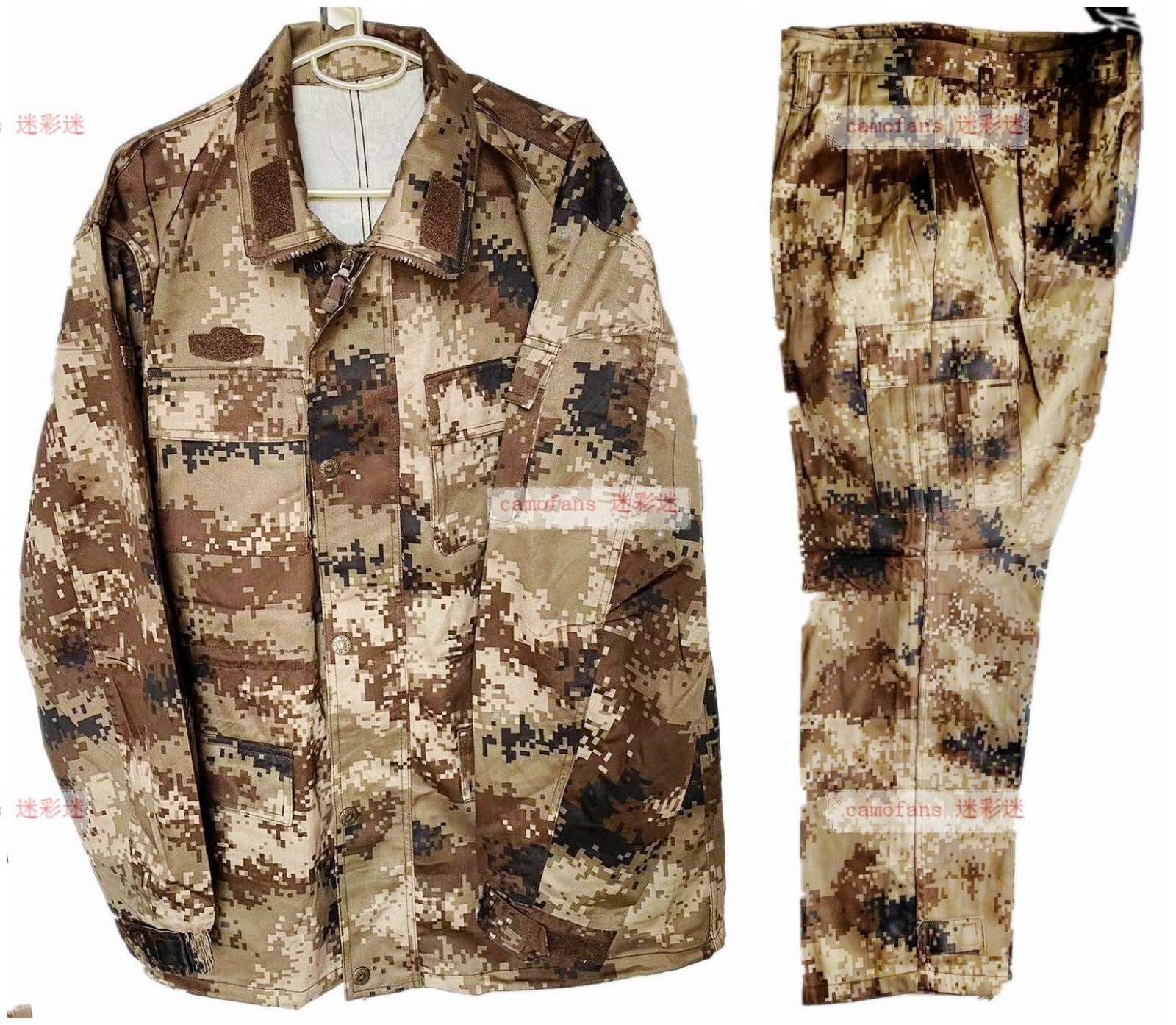 Rare New China PLA Army 07 Type Desert Camouflage Uniforms Pants Jacket ...