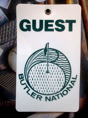 vtg - PGA Golf Bag Tag - BUTLER NATIONAL GOLF CLUB gc - Guest - Oak ...