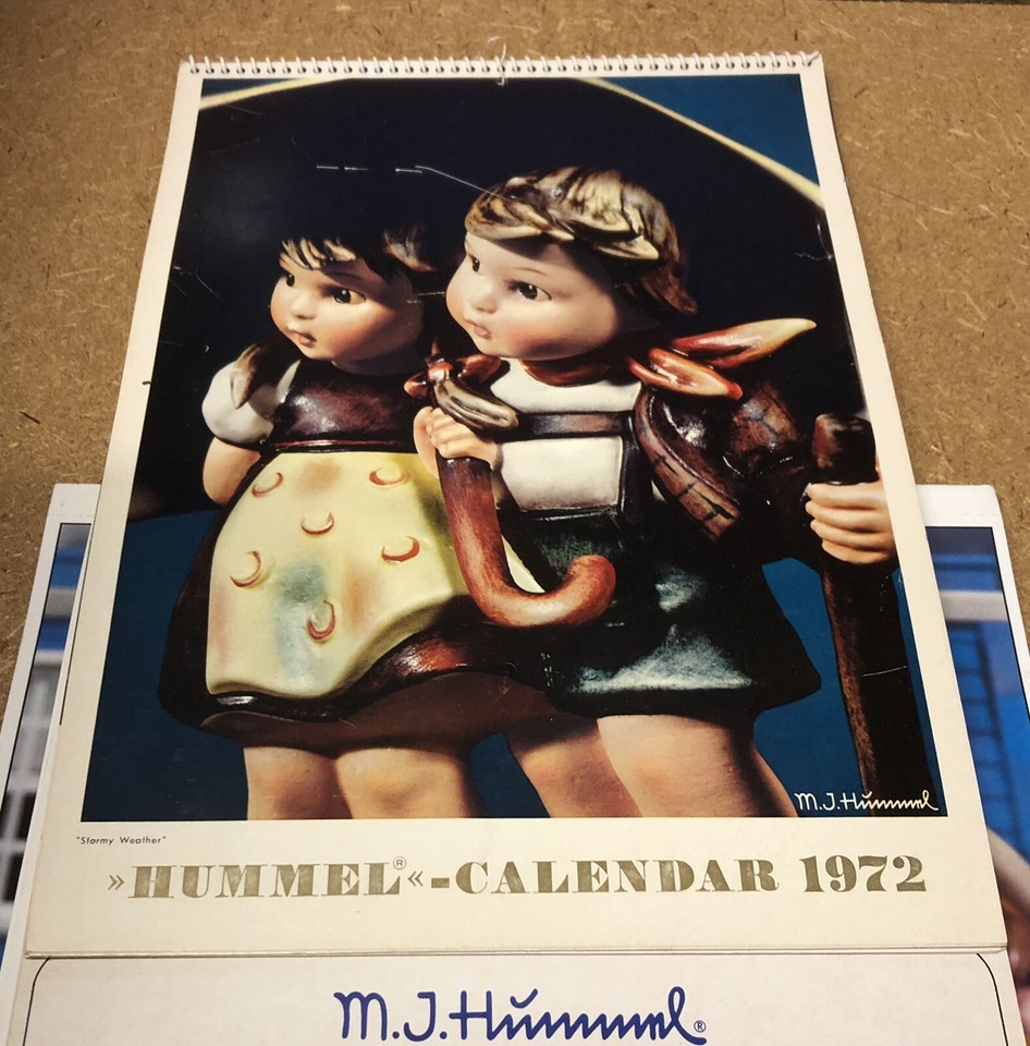 Hummel figurines calendars 1971-72-78-79 and two others from Collectors ...