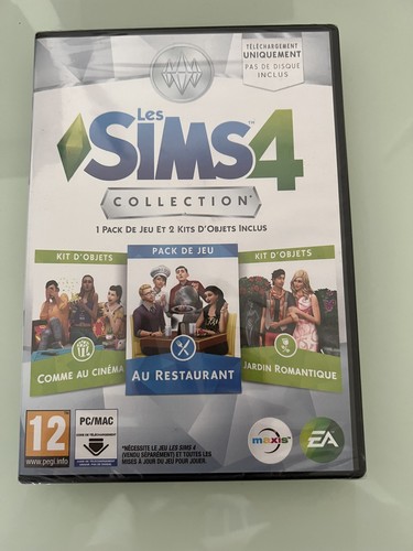 jeu pc mac les sims 4 collection 1 pack de jeu et 2 kit objets inclus CIB | eBay