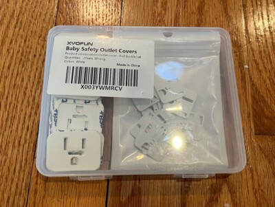 20 Self Adhesive- Outlet Protectors Child Safety Plug Covers Baby Proof ...