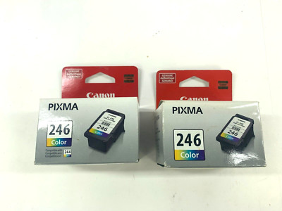 x2 Canon CL-246 Color Ink Cartridge PIXMA Genuine Oem Free🚢 ...
