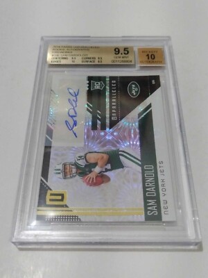 2018 PANINI UNPARALLELED FIREWORKS AUTO RC SAM DARNOLD 1/3 BGS9.5/10 ...