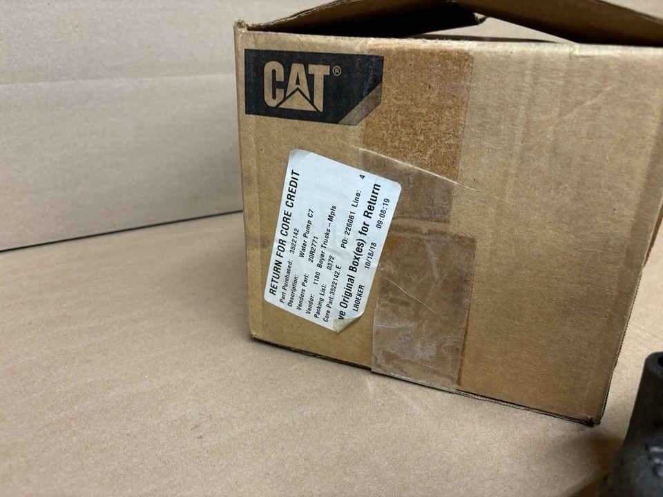 REMAN OEM CAT CATERPILLAR 20R-2771 WATER PUMP C7 C9 3522142 | eBay