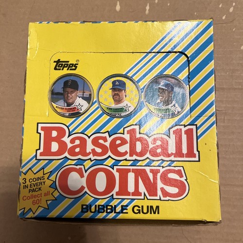 1989 Topps Baseball Coins Box - 36 Sealed Packs | eBay
