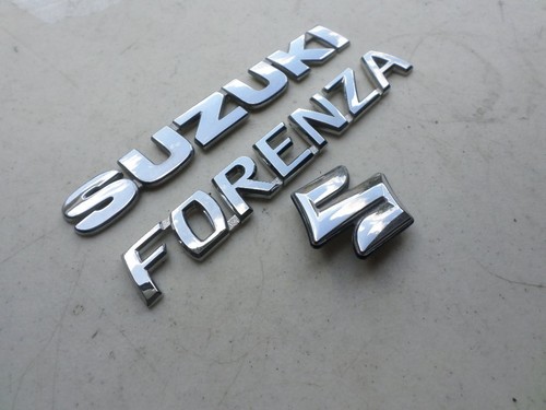 04-08 Suzuki Forenza Emblem 77811-85Z10 Logo 77821-85Z00 Ornament Decal ...