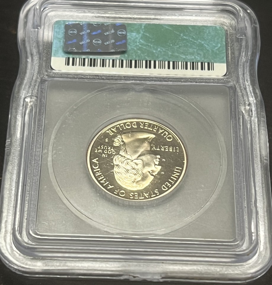 1999-S CLAD DELAWARE STATE QUARTER ICG PF70 DCAM ACTUAL COIN #H320 | eBay