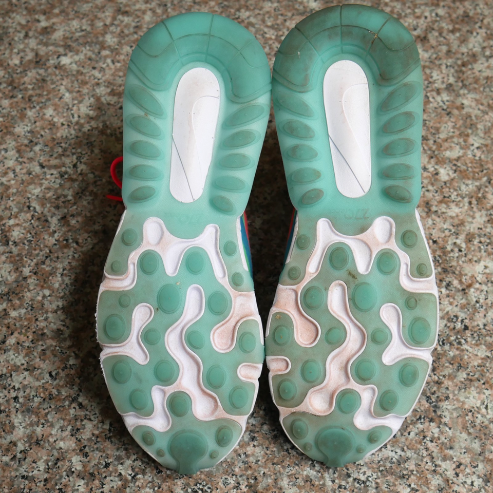 Size 9.5 - 2019 Nike Womens Air Max 270 React Electro Green Lagoon ...