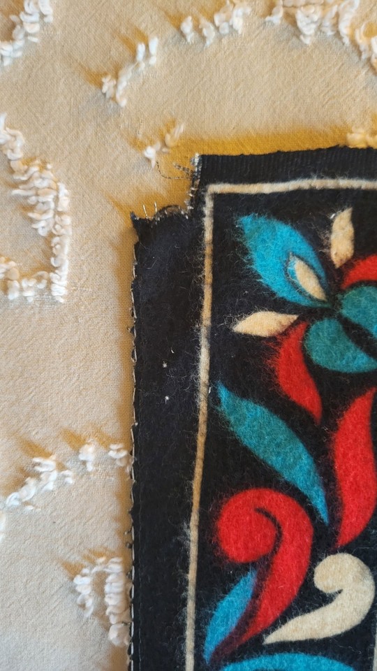 Vtg. David Mann Ghost Rider Wall Tapestry. 54x34 "USED" 1 Corner Has ...