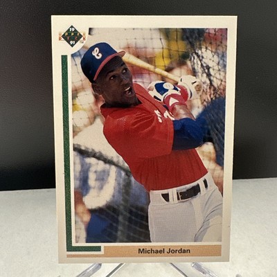 1991 Upper Deck Michael Jordan Baseball Rookie Card RC Chicago White ...
