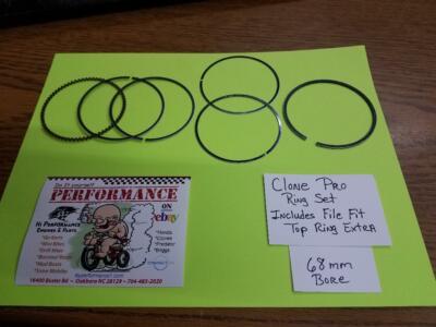 ProLine Ring Set w/File Fit Top Ring, ,Fits All 160 & 196cc Honda Clone ...