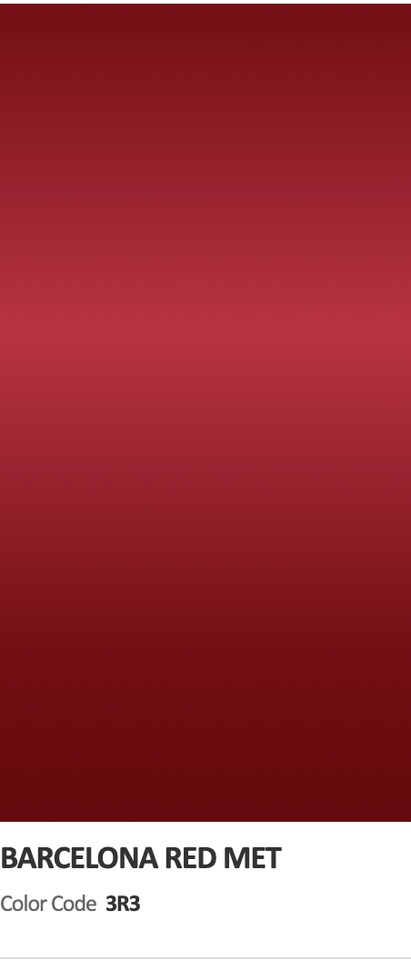 Toyota 3R3 Barcelona Red Metallic Unreduced Basecoat Paint (PICK YOUR ...