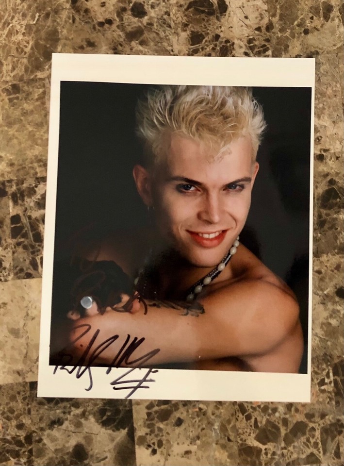 Billy Idol 8 x 10 Hand signed autograph Color Vintage Photo Includes ...