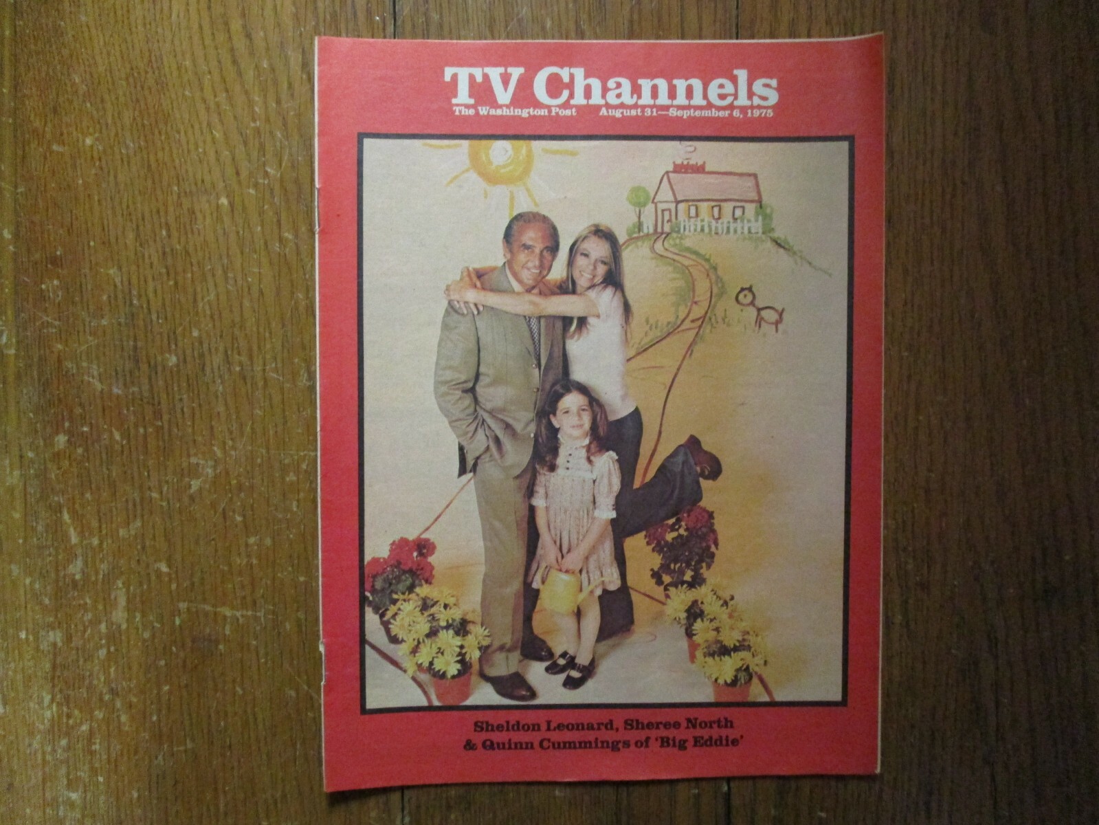 Aug-1975 Washington TV Mag(BIG EDDIE/SHELDON LEONARD/SHEREE NORTH/QUINN ...