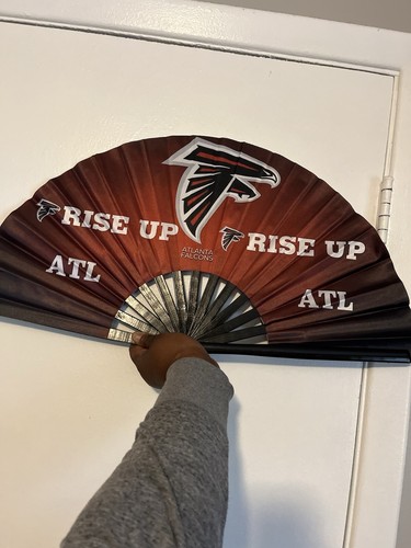 Atlanta Falcons Large Bamboo Clack Fan | eBay