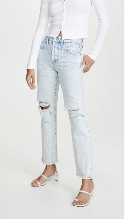 alice + olivia Amazing High Rise Boyfriend Jeans, siz… - Gem