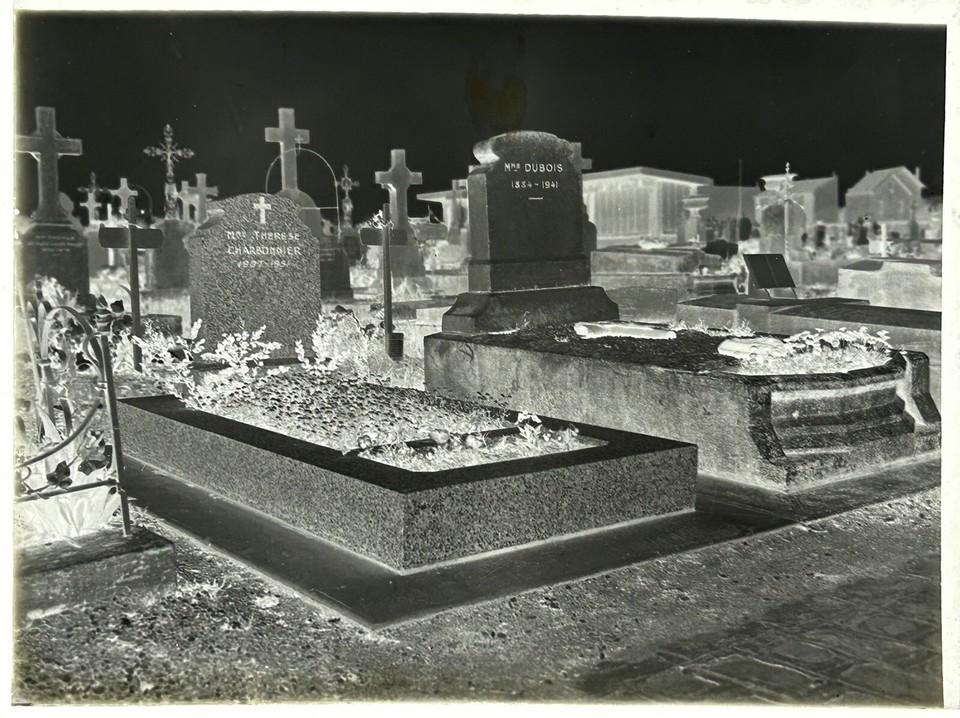 France Cemetery Graves C1951 Photo Negative Glass Plaque Vintage | eBay