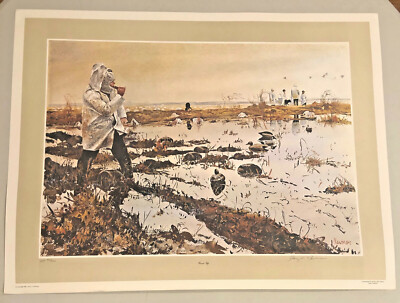 33"x25.5" Signed Numbered Limited Ed Ducks Unlimited Print HEADS UP ...
