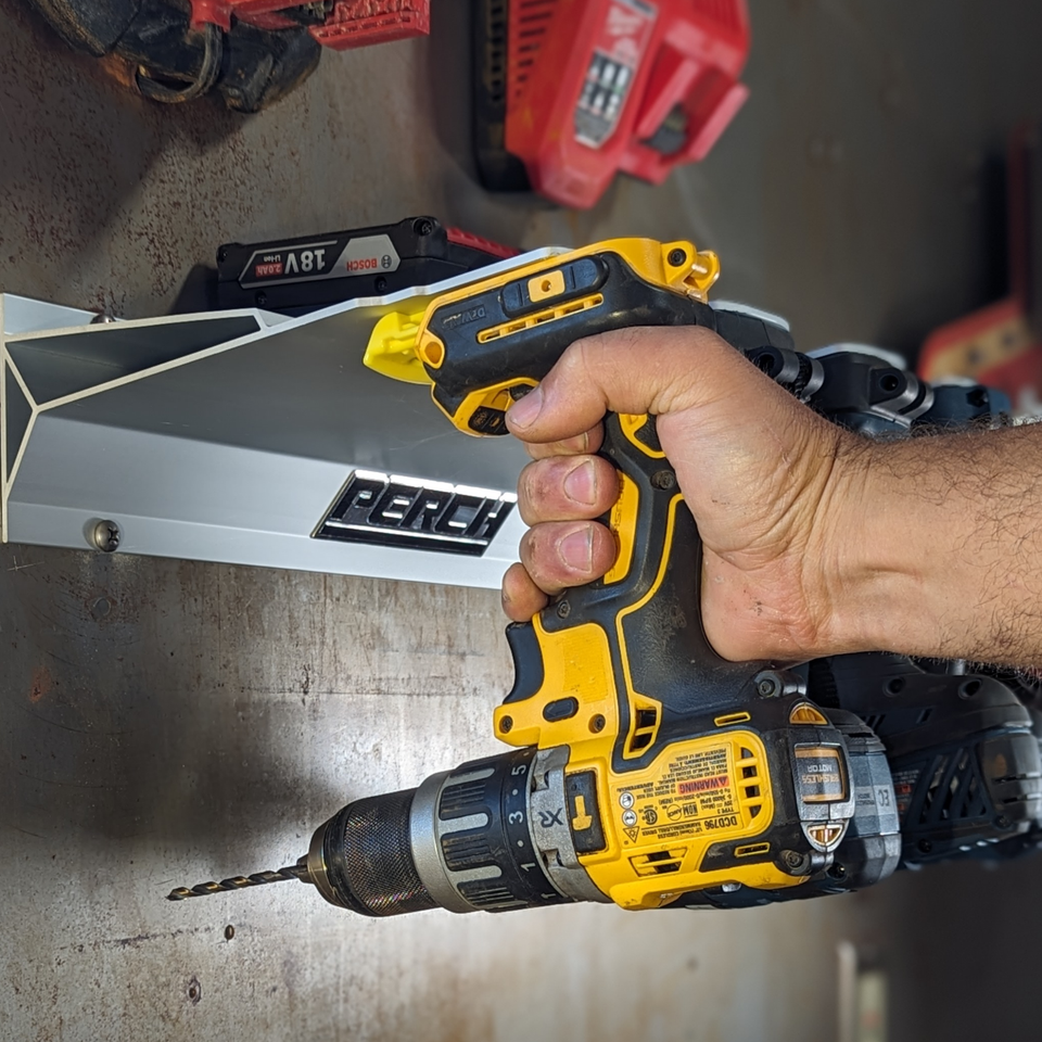 PERCH Tool Holder Organization for DeWalt 20v/60v Tools (3pc) | Made in ...