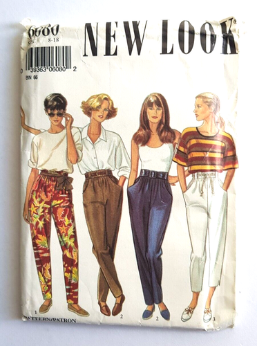 New Look Sewing Pattern 6080 Womens Misses Pants Slacks Trousers Uncut ...