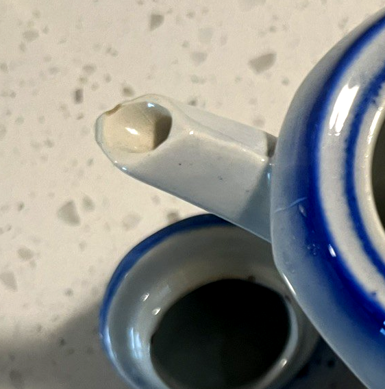 VINTAGE FRENCH CERAMIC CHILD'S COFFEE / TEA SET 1010'S A DINKY COPY OF ...