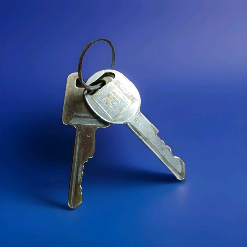 Set of 2 Vintage 60/70's GM Cut Keys Round and Square Key B and J Set ...