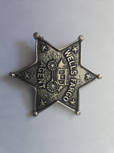 Vintage Wells Fargo Agent Badge Used | eBay