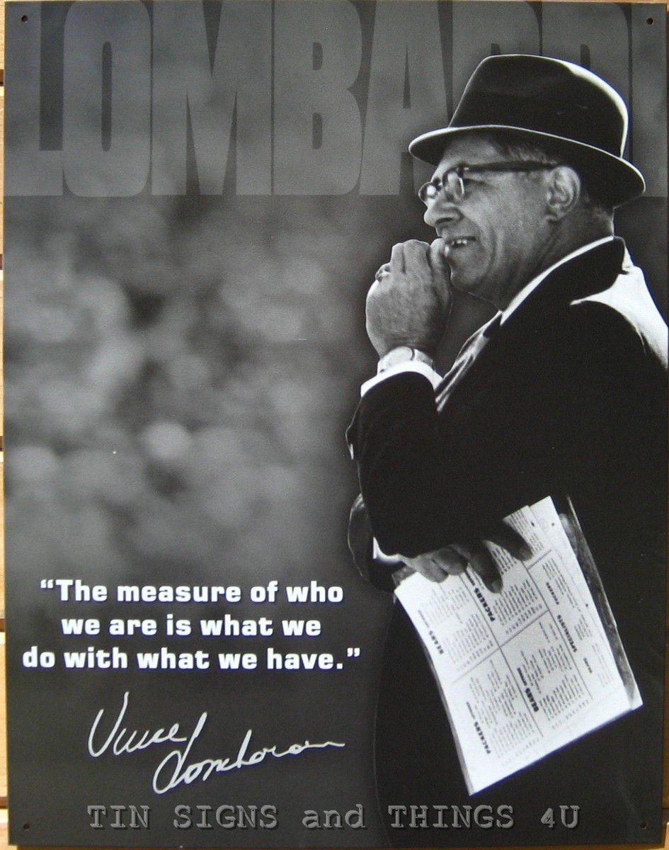 Vince Lombardi Football Quote Gentlemen, This Is A Football ASG
