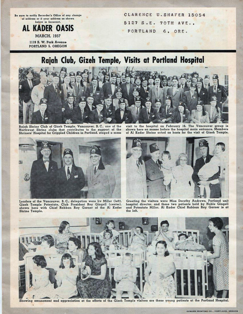 1957 Al Kader Masonic "Oasis" Paper, Boxing Smoker Meeting, Photos, 8 ...