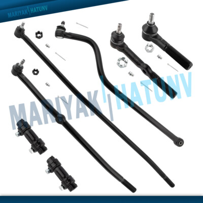 4x4 Front Tie Rod Track Bar Drag Link Kit For 1994-1996 1997 Dodge Ram ...