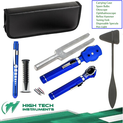 Otoscope Ophthalmoscope Tuning Fork Percussion Reflex Hammer Diagnostic ...