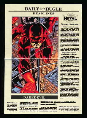2021 Marvel Metal Universe Spider-Man Daily Bugle Headlines DB-4 ...