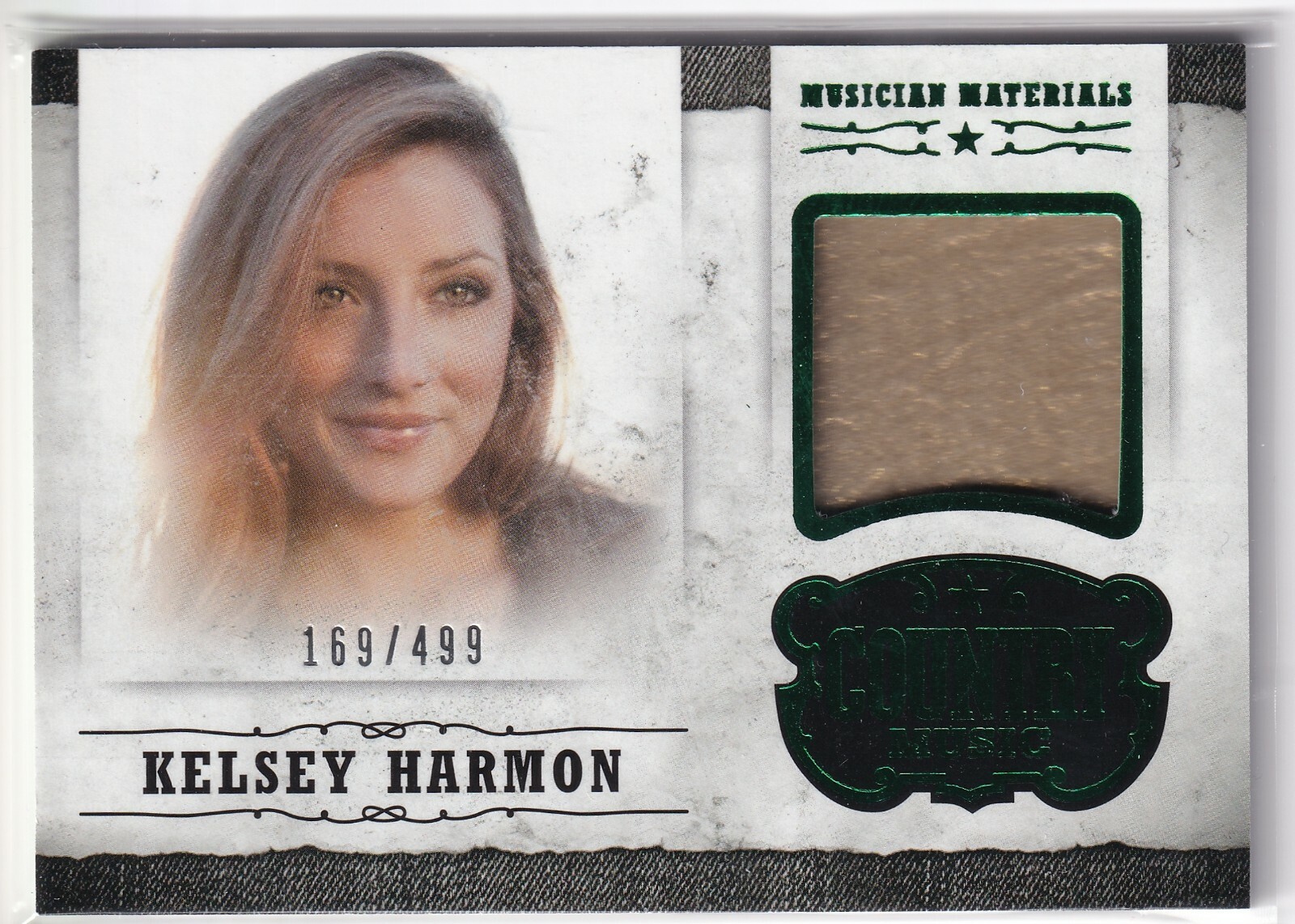 Kelsey Harmon 2014 Panini Country Musician Materials Emerald M-KH, 169/499 | eBay