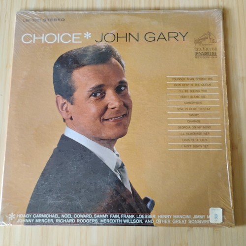 1966 John Gary Choice Vinyl LP 33 RCA Victor Records LSP 3501 Jazz w/ Shrink | eBay