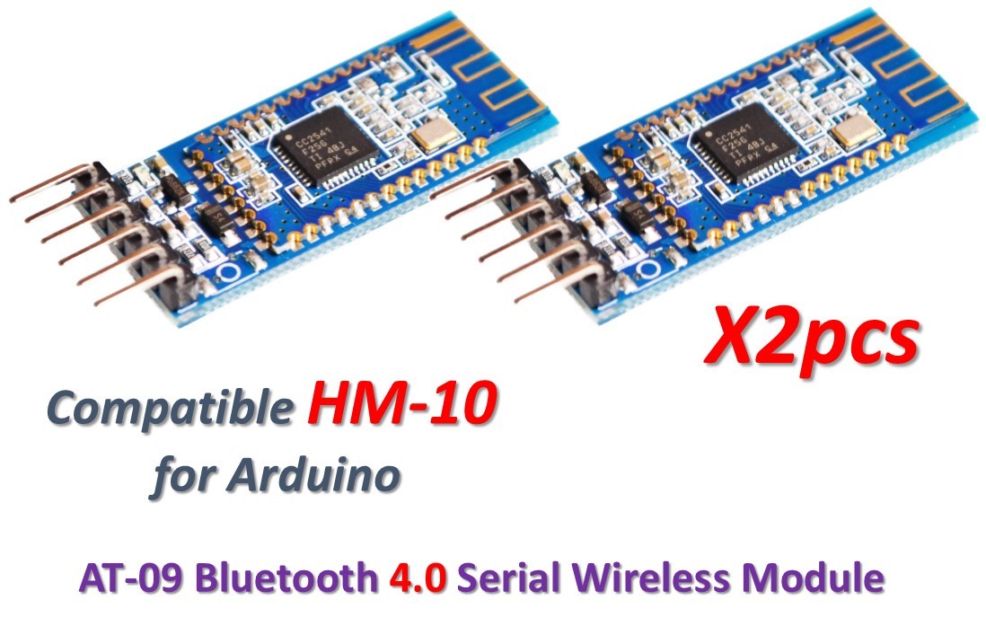2pcs AT-09 Bluetooth 4.0 Modulo Transceptor BLE CC2540 CC2541 HM-10 MLT ...