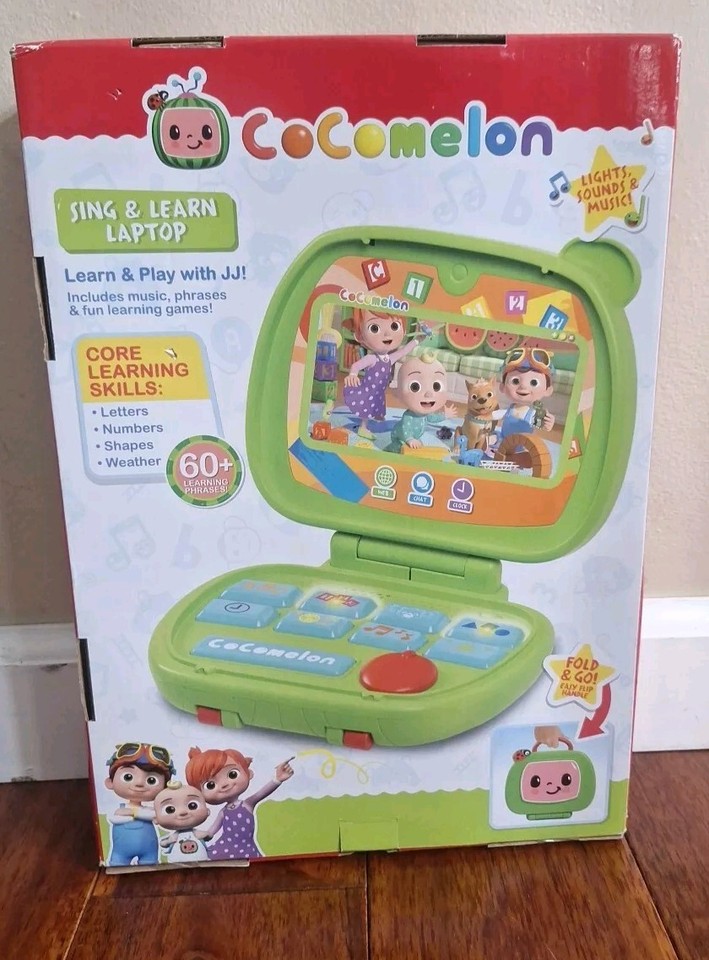 Cocomelon Sing and Learn Laptop Toy for Kids Sounds, and Music ...
