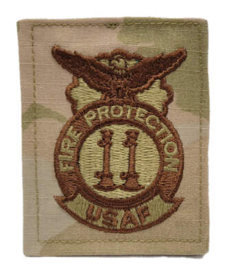 Air Force Fire Protection Badge - Captain OCP Patch - 2 Bugles Parallel | eBay