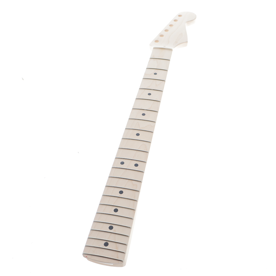 Stratocaster Neck Unfinished Deep "C" 9.5" Maple Fretboard Narrow Tall ...