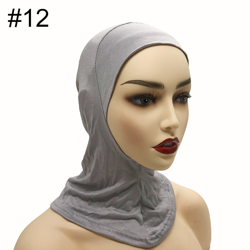 Women's Under Scarf Hat Cap Bone Bonnet Ninja Hijab Islamic Neck Covers Muslim | eBay