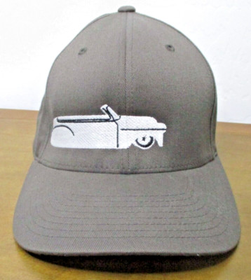 Unique Low Rider Convertible Base Ball Cap! Gray W/ Silver Stitching ...