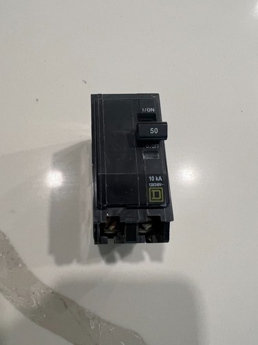 Square D QO250 2-Pole 50-Amp 120/240V Plug-In Circuit Breaker ...