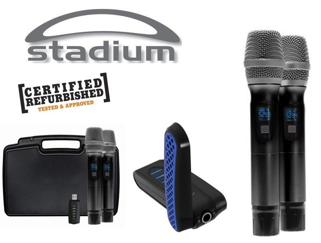 Stadium UHFUSB2A USB Wireless Mic (Twin Pack) for sale online | eBay