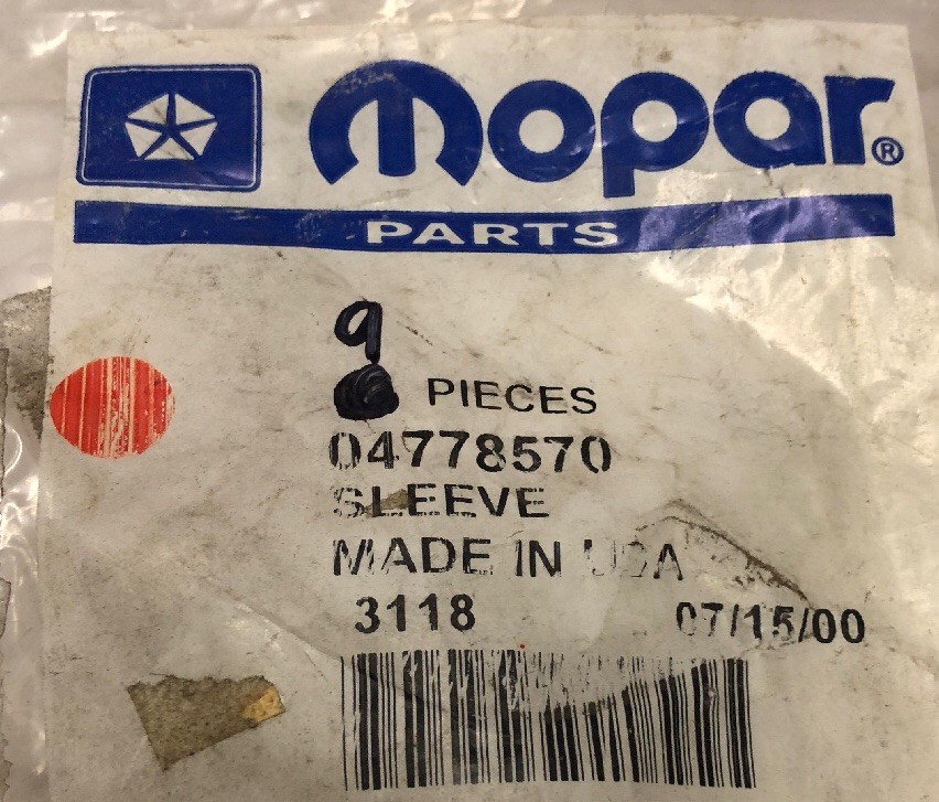 New Mopar Sleeve Heat Shrink Set Of 9 Part #4778570 | eBay