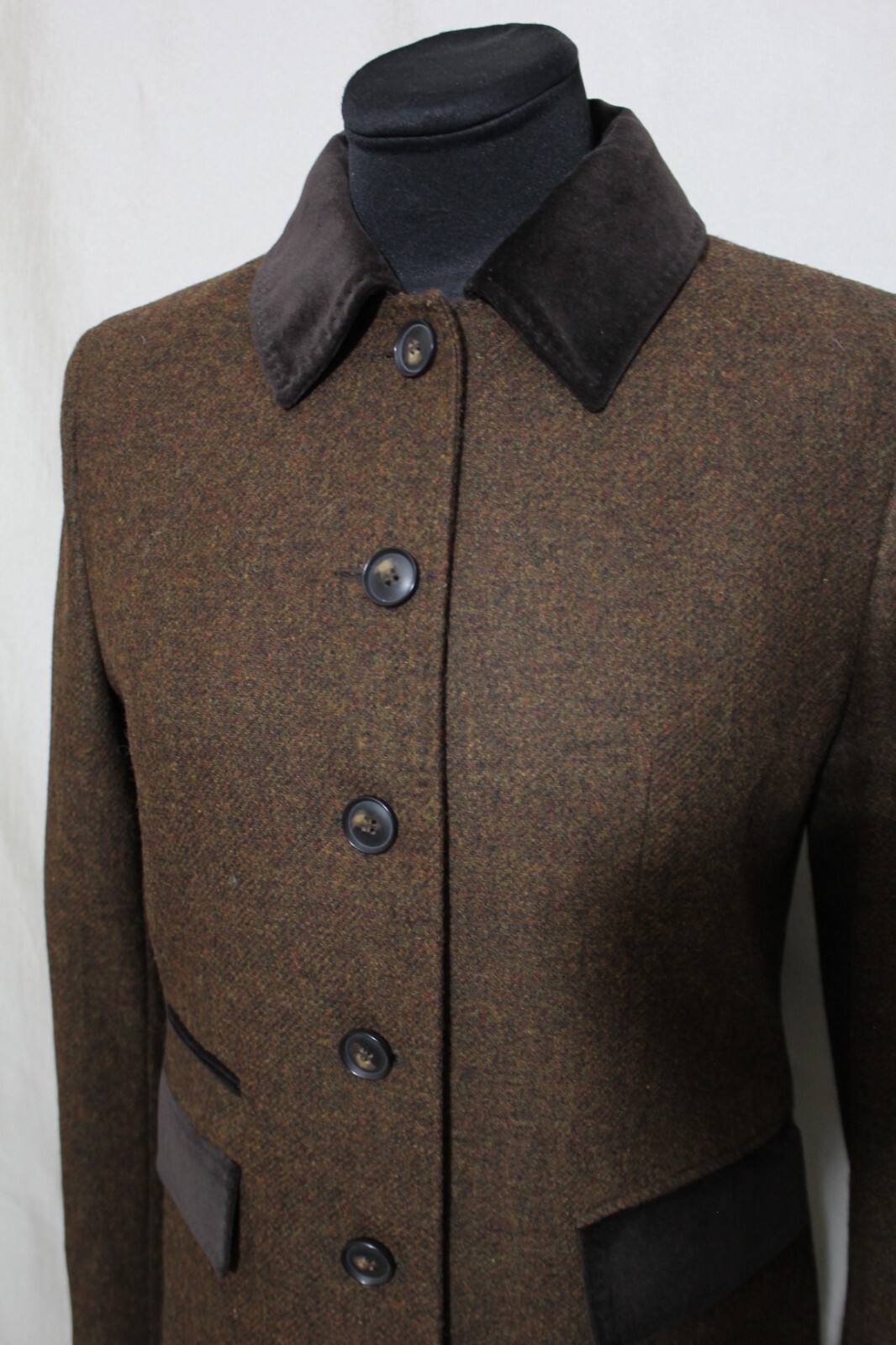 Classic long tweed jacket | eBay