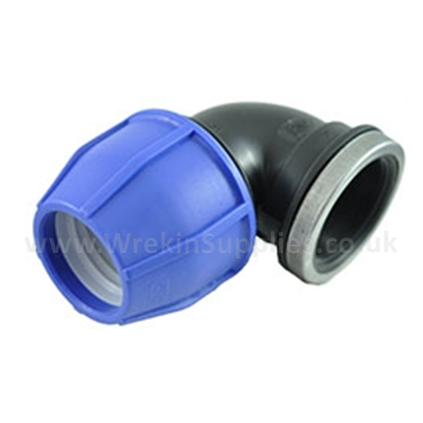 MDPE Plastic Compression Fitting 20mm O/D Polypipe LDPE Water Pipe WRAS ...