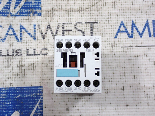 Siemens 3RH1140-1BB40 10A 600V DC 24V 40E Contactor | eBay