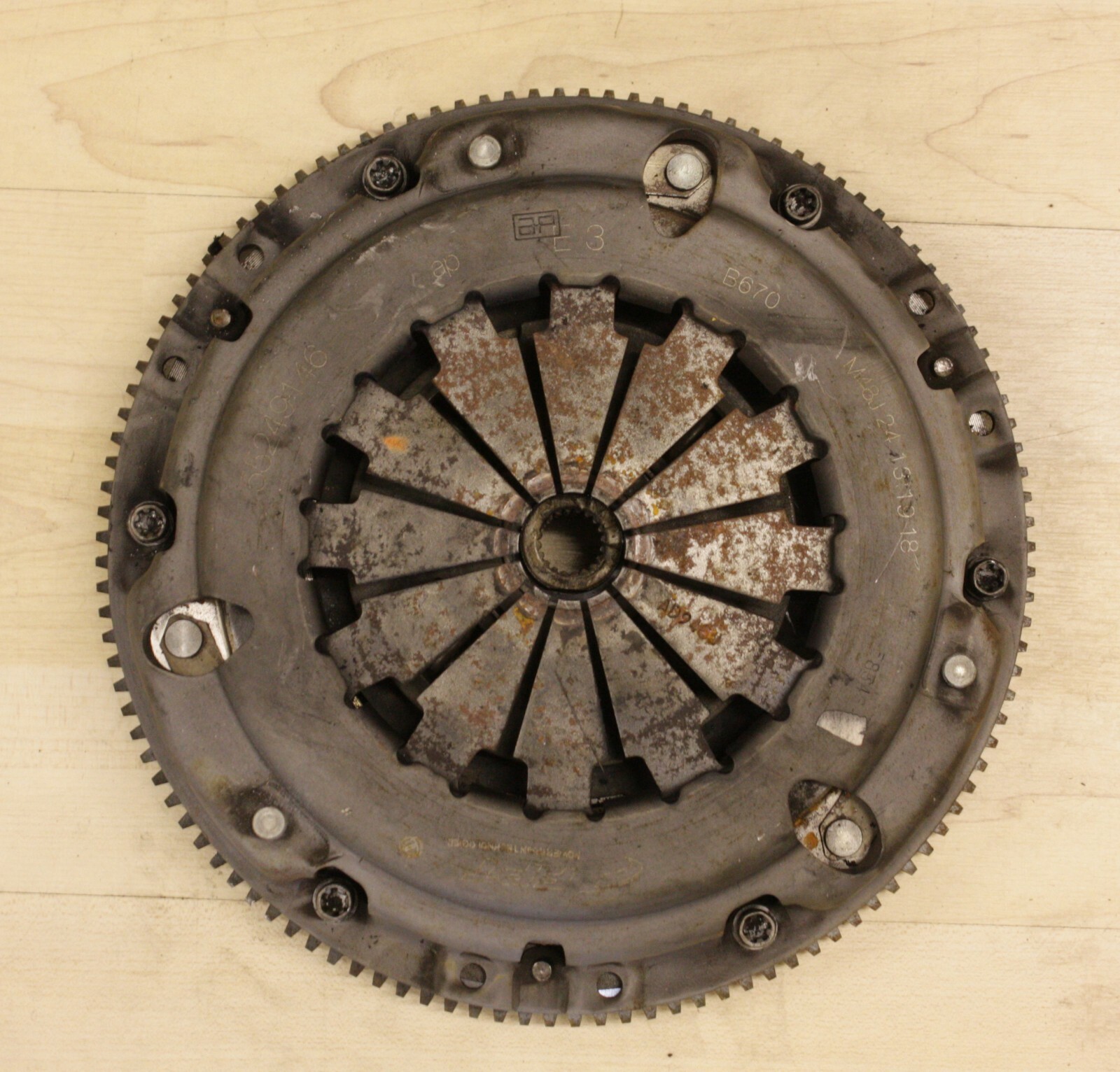 GENUINE FORD KA MK2 1.2 PETROL FLYWHEEL AND CLUTCH BS51-6375-AA 2010 ...